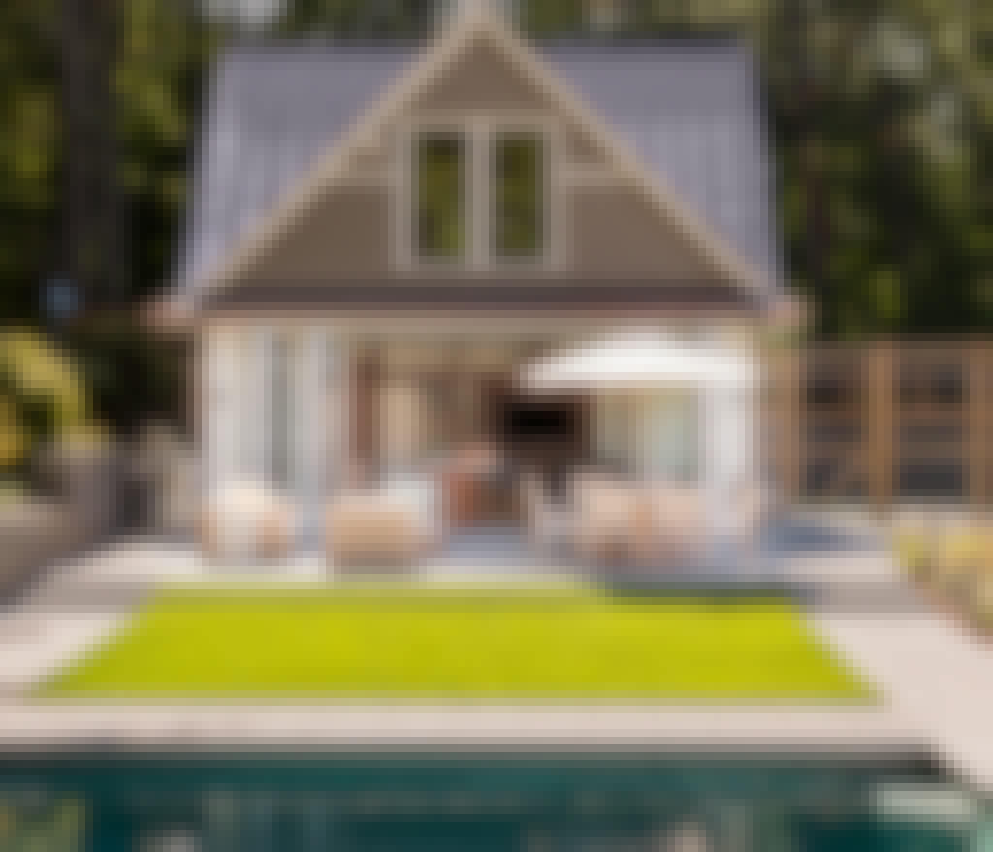 Put the Cool in Pool House Design with Accordion Glass Doors