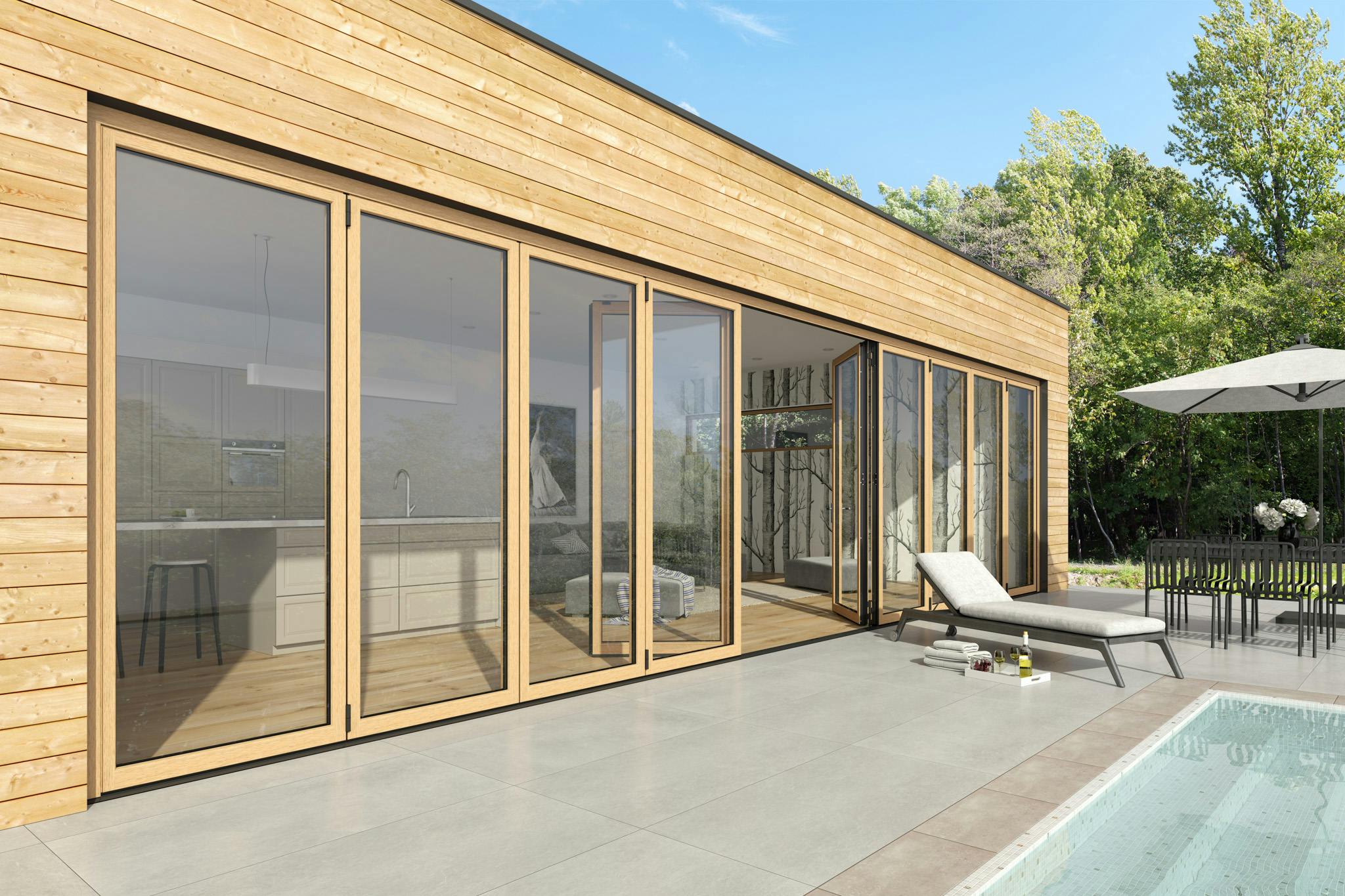 Wood Framed Folding Glass Walls Reimagined: Generation 4 NanaWall